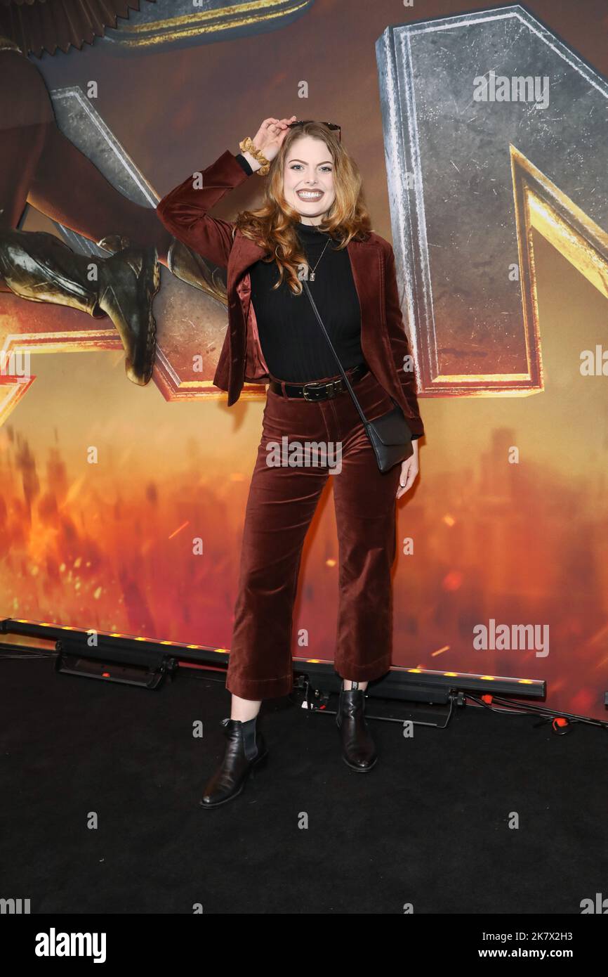 October 19, 2022: LAURA GILBERT attends the Sydney Premiere of 'Black ...