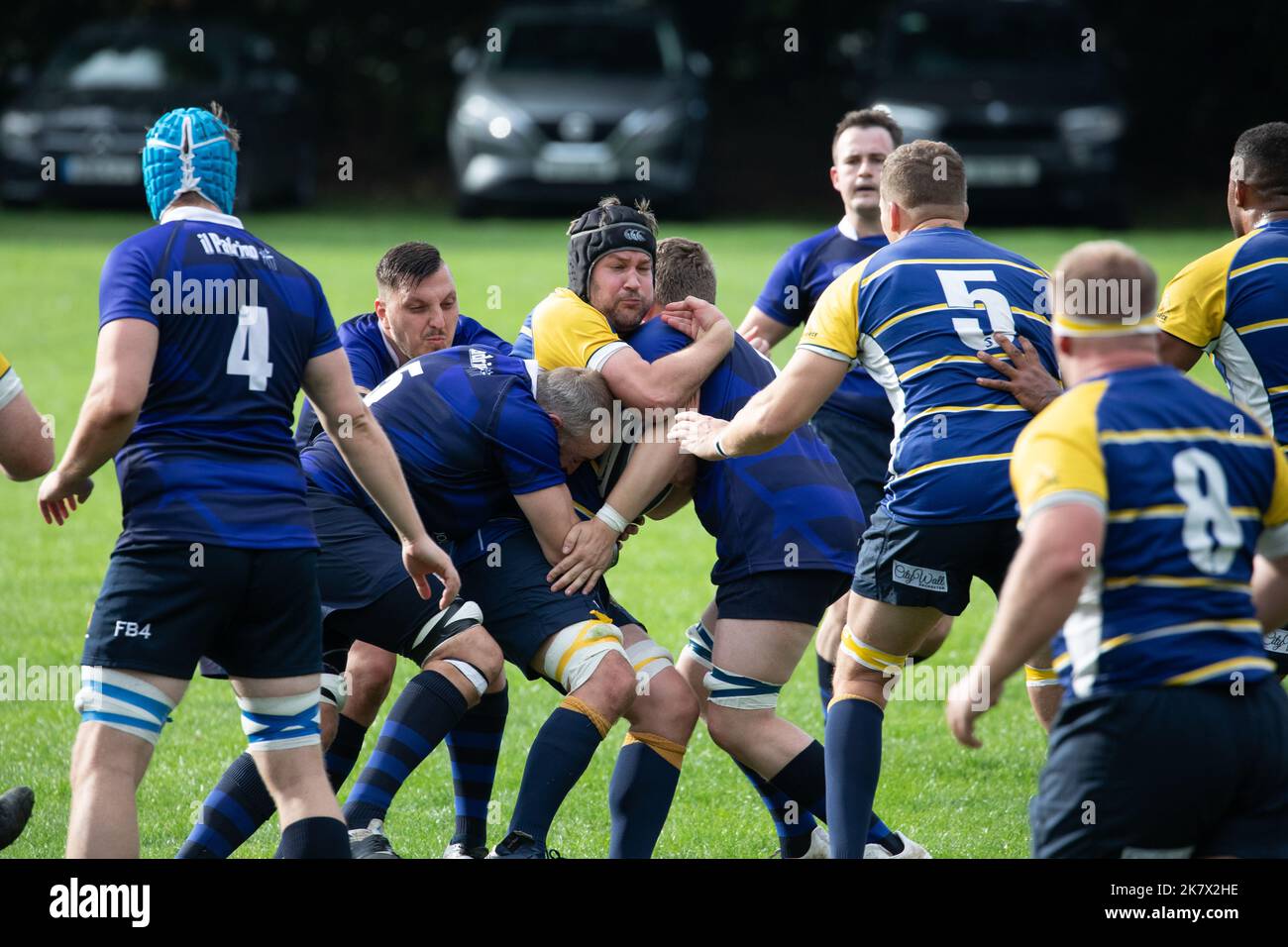 rugby game, rugby ball, team sport Stock Photo - Alamy