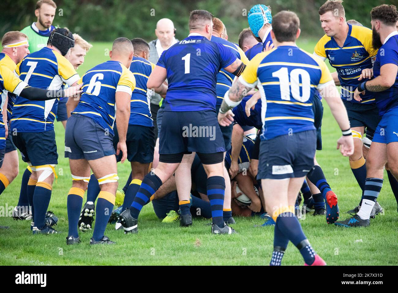 rugby game, rugby ball, team sport Stock Photo - Alamy