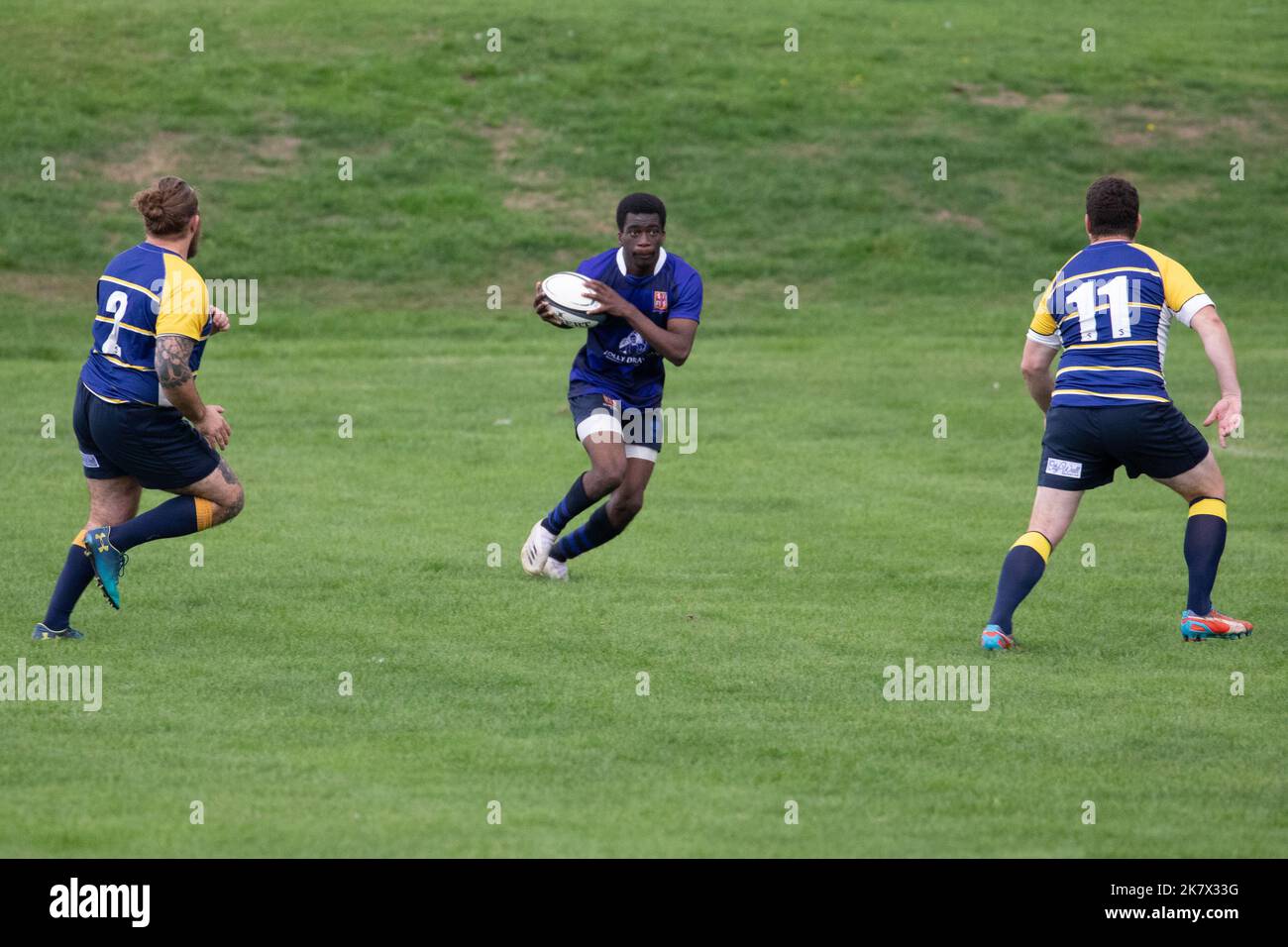 rugby game, rugby ball, team sport Stock Photo - Alamy