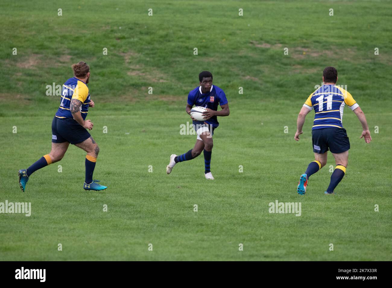 rugby game, rugby ball, team sport Stock Photo - Alamy