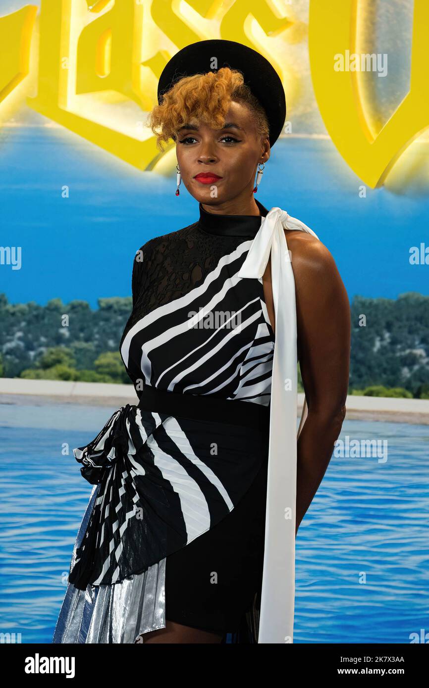 Madrid, Spain. 19th Oct, 2022. Actress Janelle Monae attends the ...