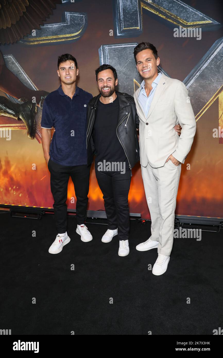 October 19, 2022: AL PERKINS, CAM MERCHANT and JIMMY NICHOLSON attends ...