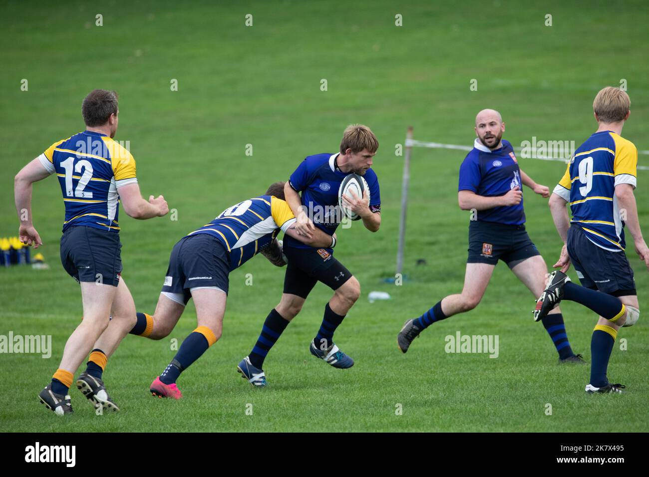 rugby game, rugby ball, team sport Stock Photo - Alamy