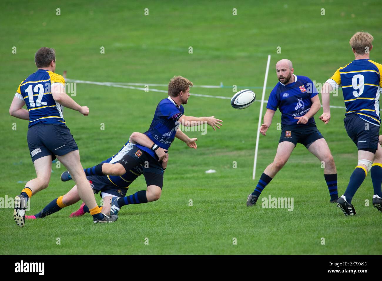 rugby game, rugby ball, team sport Stock Photo - Alamy