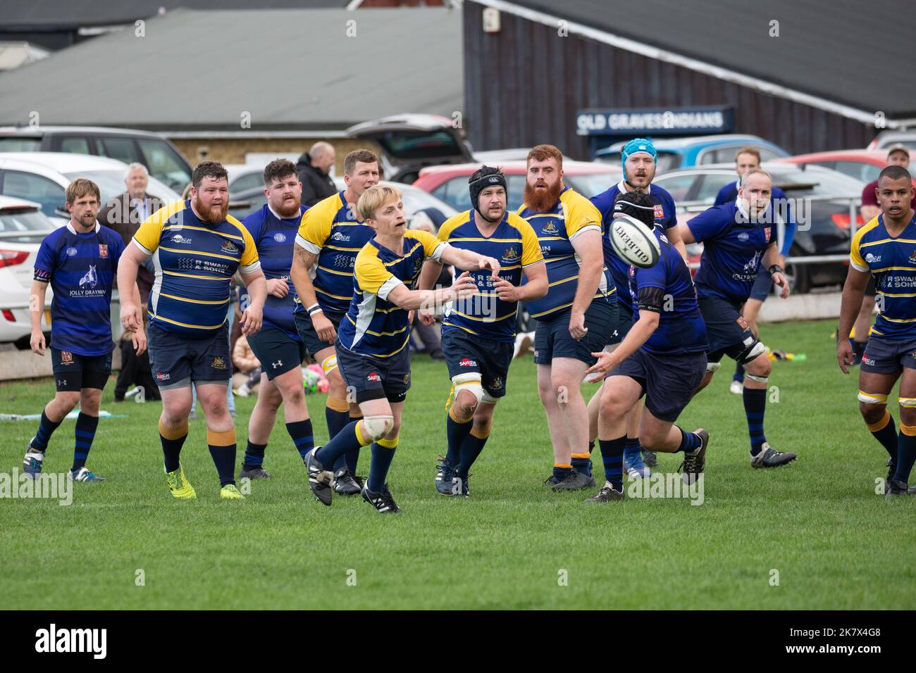 rugby game, rugby ball, team sport Stock Photo - Alamy