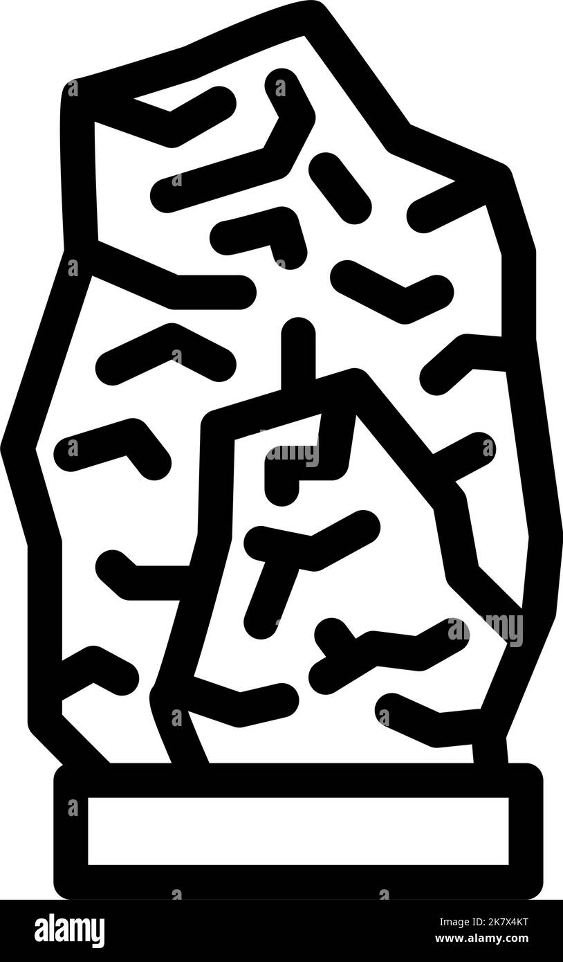 salt cave line icon vector illustration Stock Vector Image & Art - Alamy