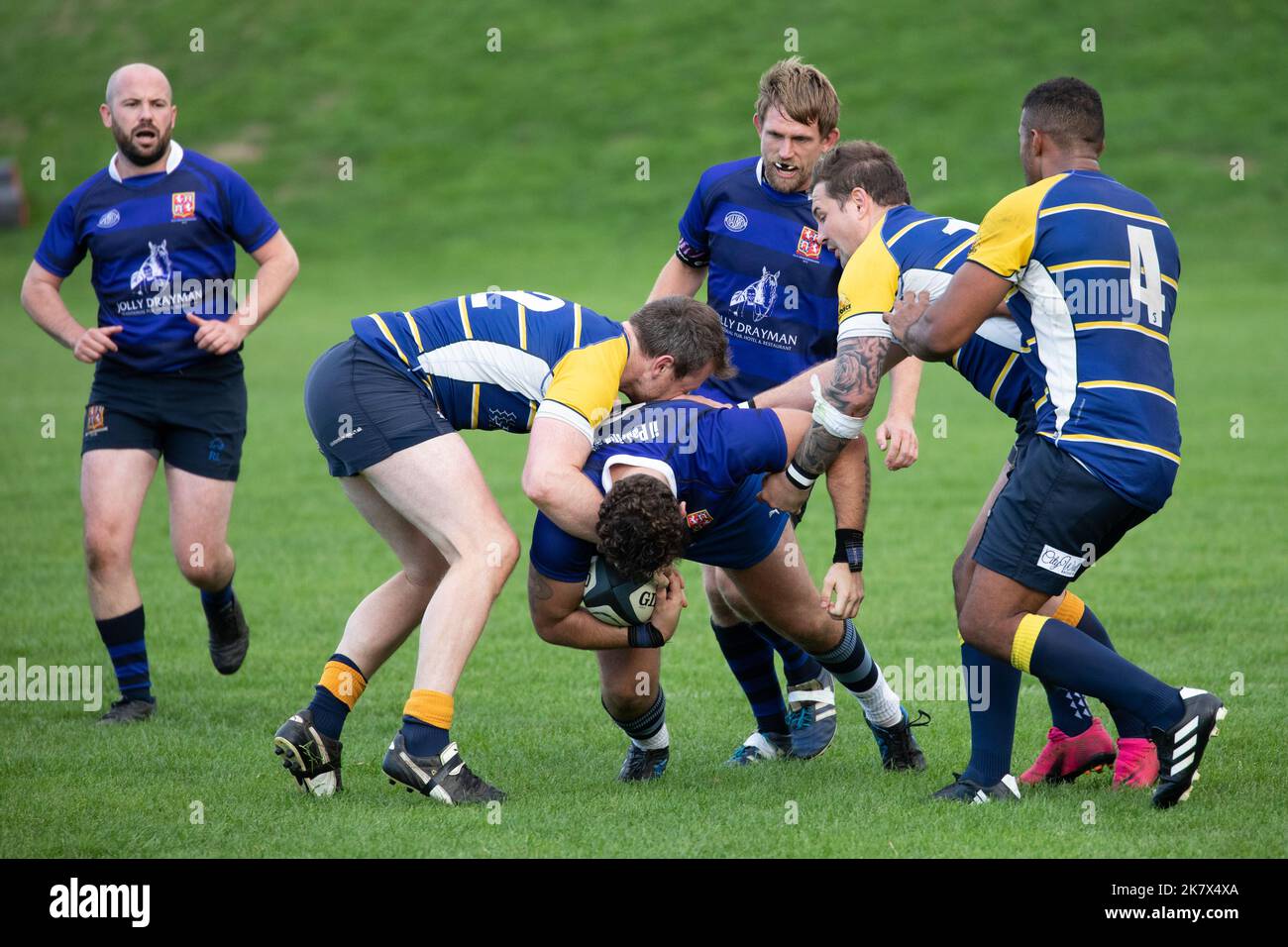 rugby game, rugby ball, team sport Stock Photo - Alamy