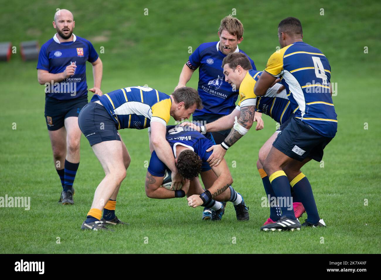 rugby game, rugby ball, team sport Stock Photo - Alamy