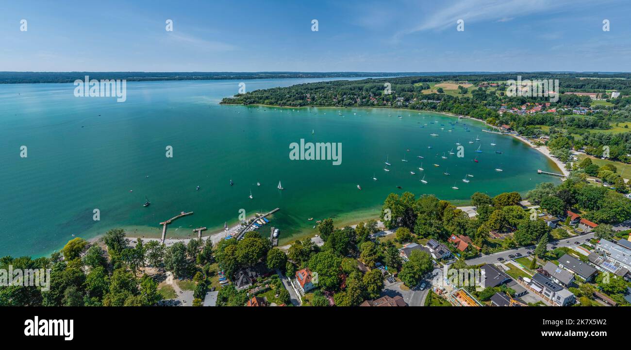 Panorama ammersee lake ammer hi-res stock photography and images - Alamy