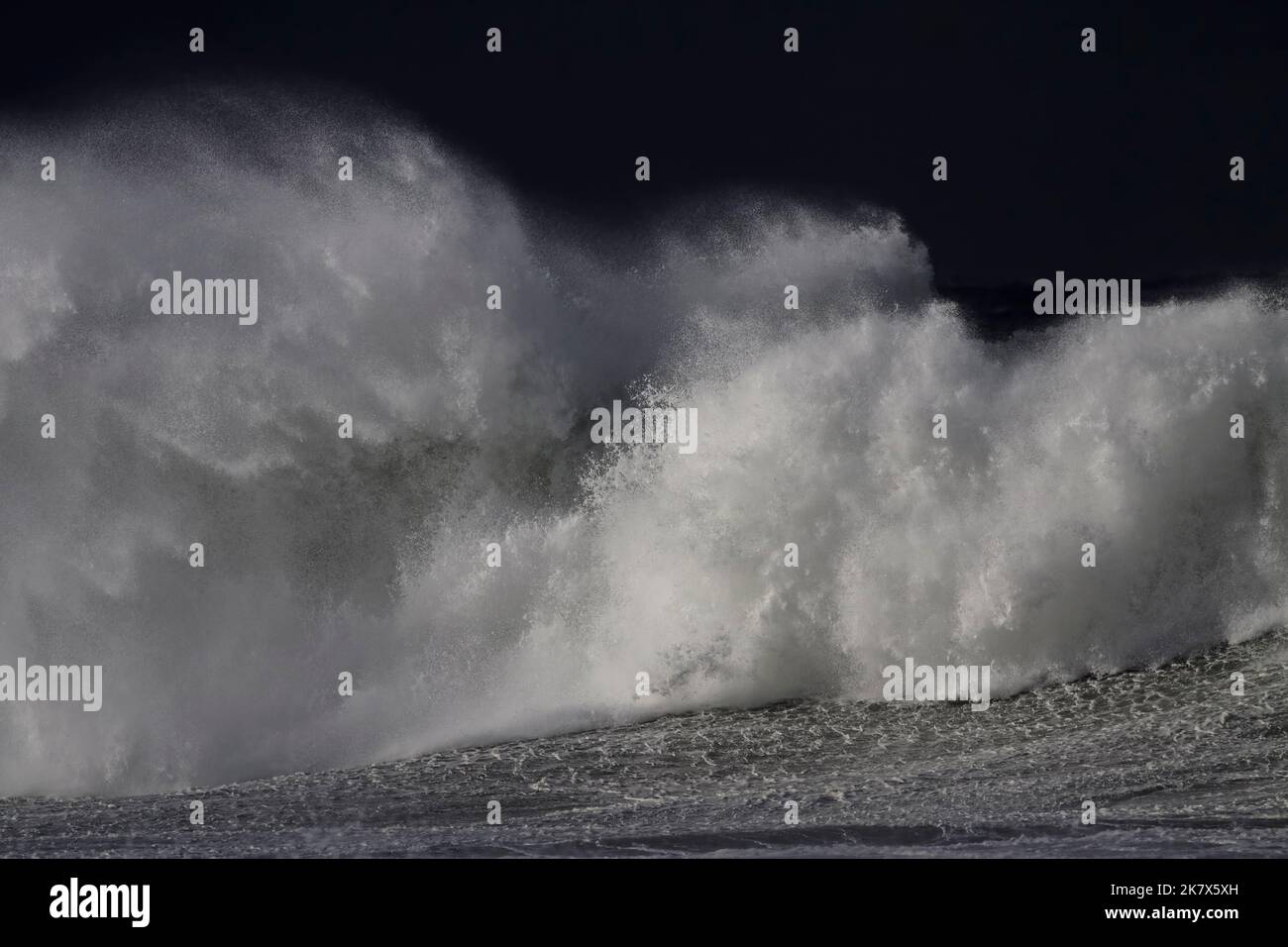 Huge and dangerous stormy sea wave splash Stock Photo - Alamy