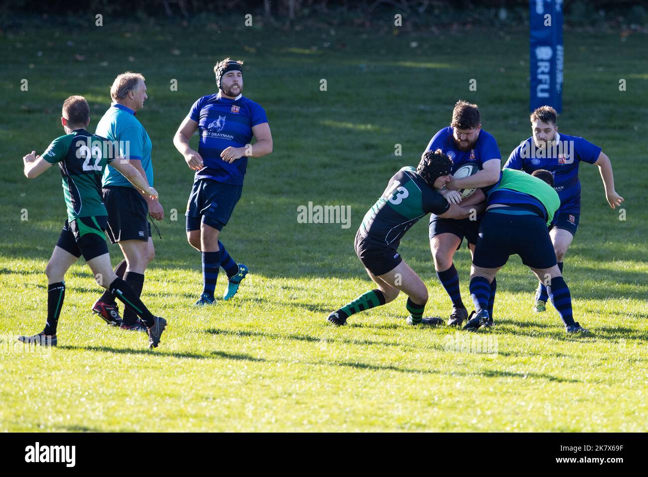 Rugby kick conversion hi-res stock photography and images - Alamy