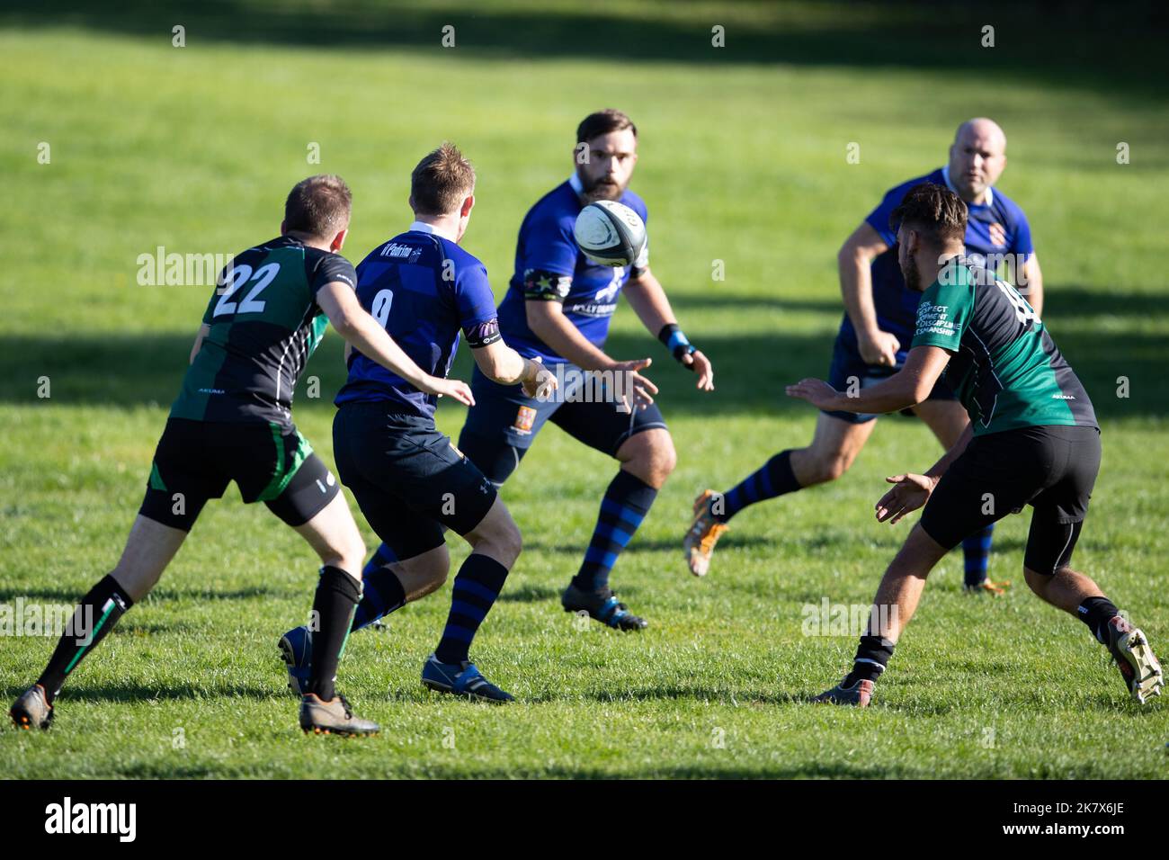 Rugby offside penalty hi-res stock photography and images - Alamy