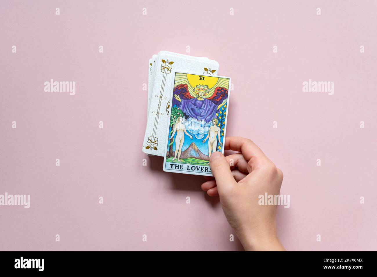 Rider tarot deck lovers hi-res stock photography and images - Alamy