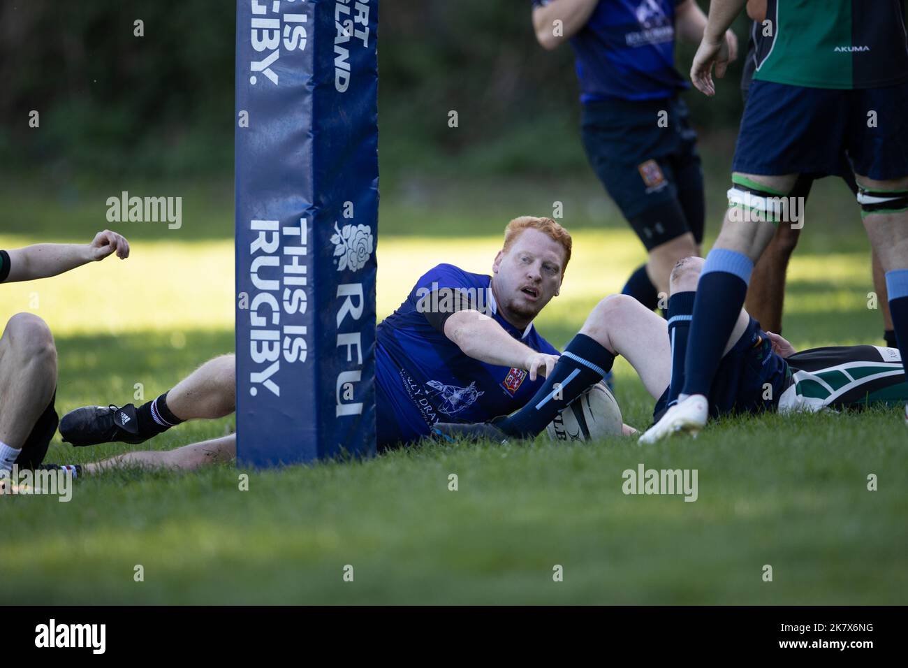 Rugby try line hi-res stock photography and images - Alamy