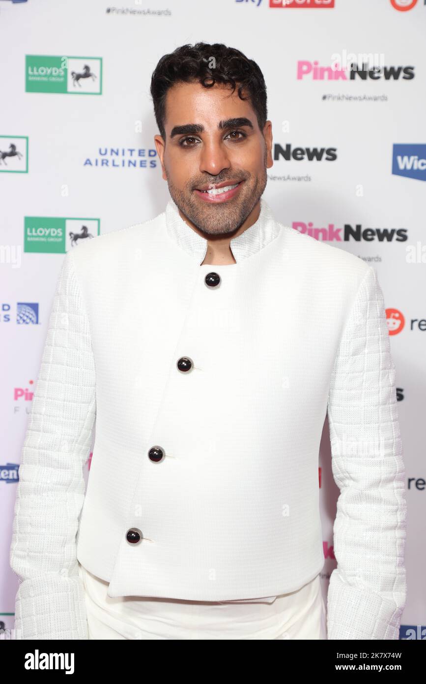 Dr Ranj Singh attending the PinkNews Awards at Church House Westminster ...