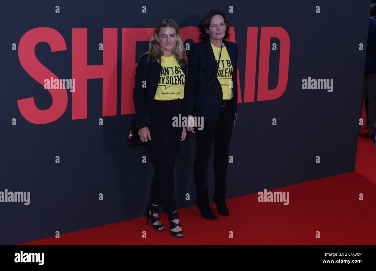 London, UK. Zelda Perkins and Laura Madden at She Said premiere. Royal ...