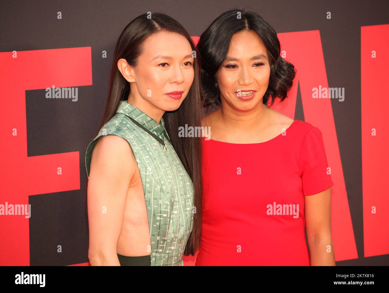 London, UK. Angela Yeoh and Rowena Chu at She Said premiere. Royal ...