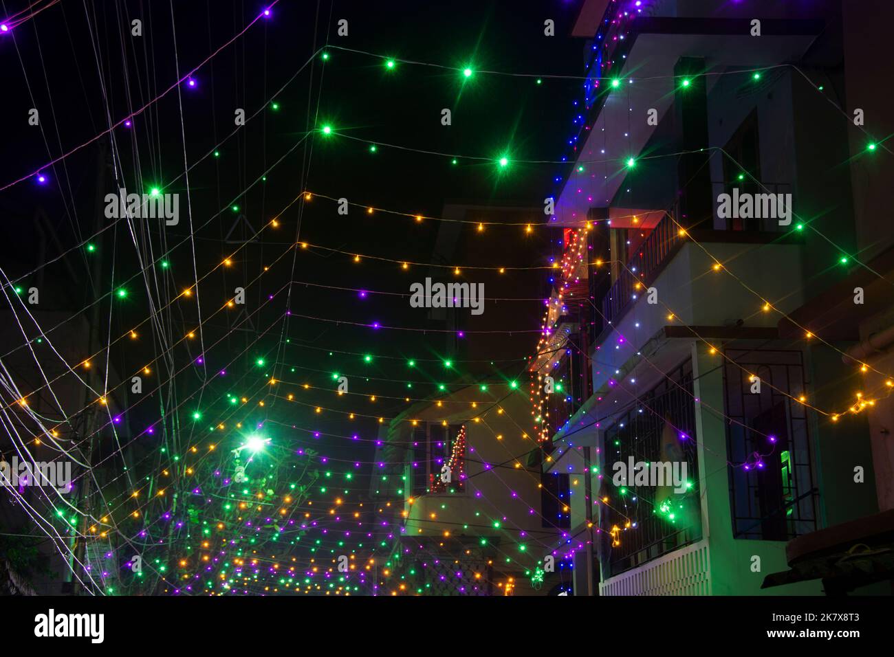 Diwali lights background hi-res stock photography and images - Alamy