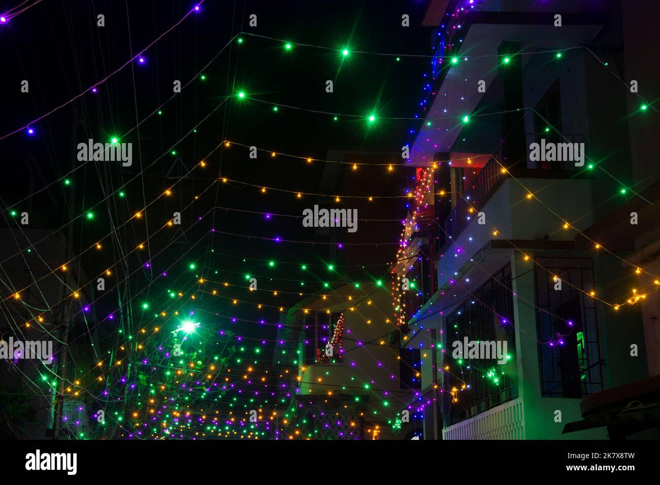 Diwali lights background hi-res stock photography and images - Alamy