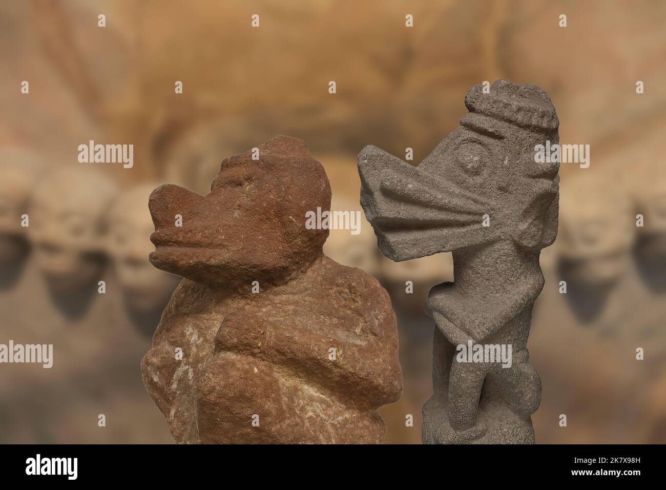 Ehēcatl (wind), according to Aztec mythology, was god of the wind Stock ...