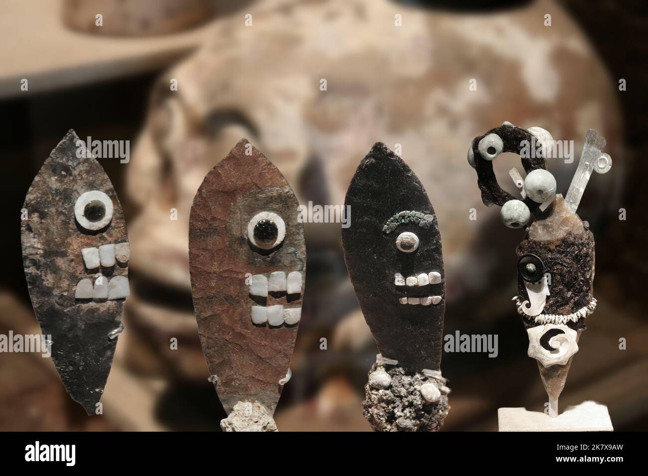 Human Sacrifices - Knives used by the Aztecs during rites that included ...