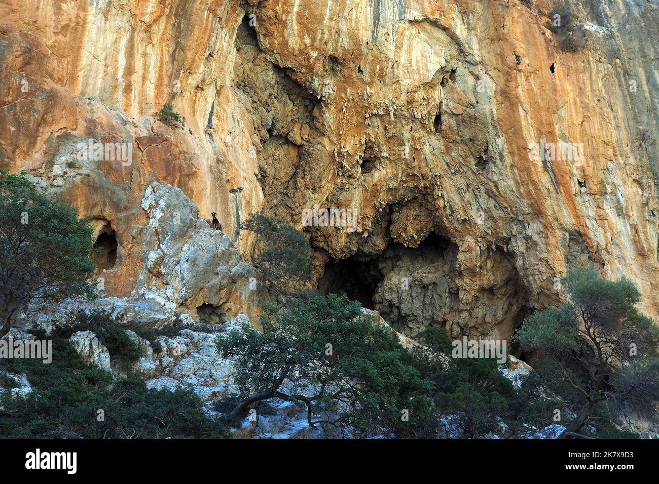 cave, Agiofarango gorge, Crete, Greece, Europe Stock Photo - Alamy