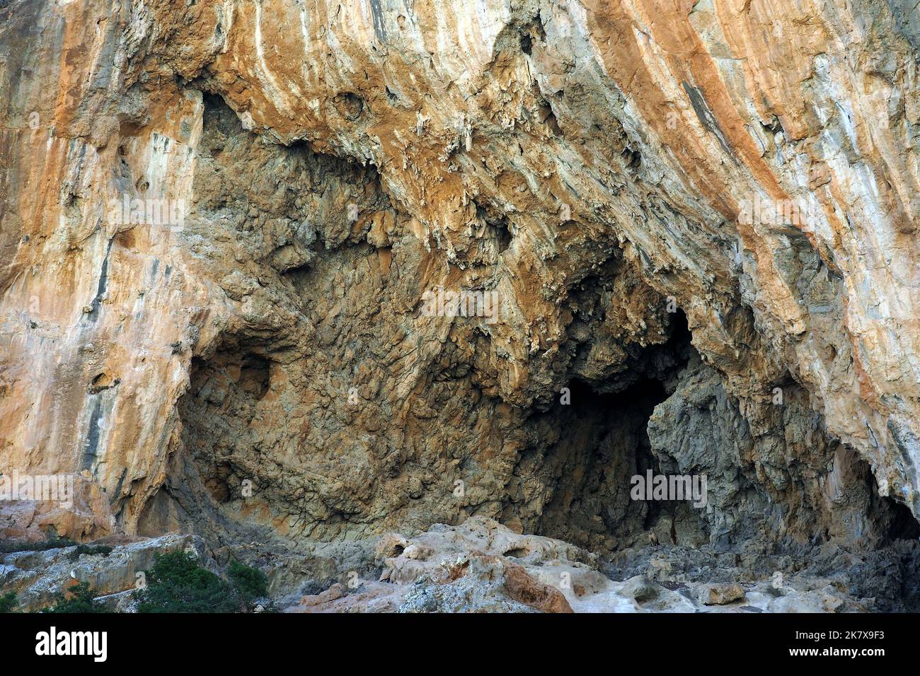 cave, Agiofarango gorge, Crete, Greece, Europe Stock Photo - Alamy