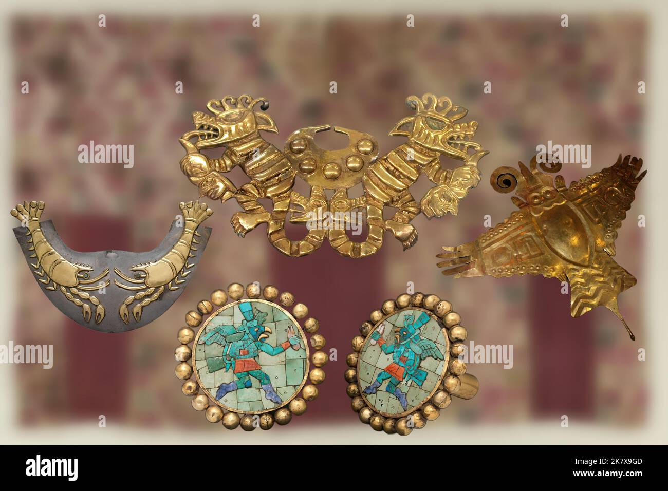 Gold inca mask hi-res stock photography and images - Alamy