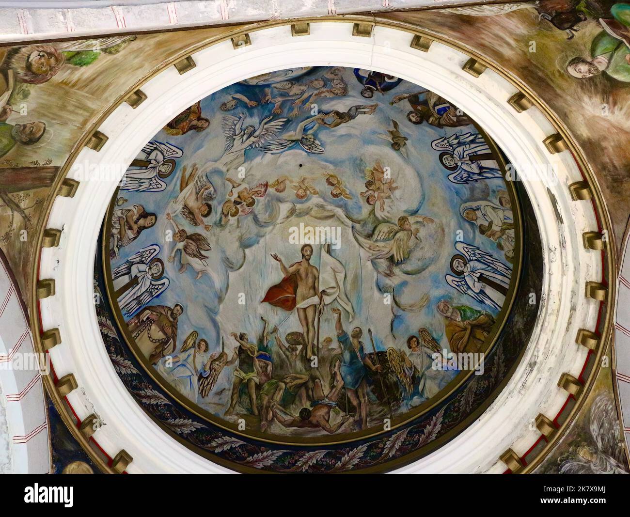 Interior ceiling Church of San Juan el Real where Spanish dictator ...