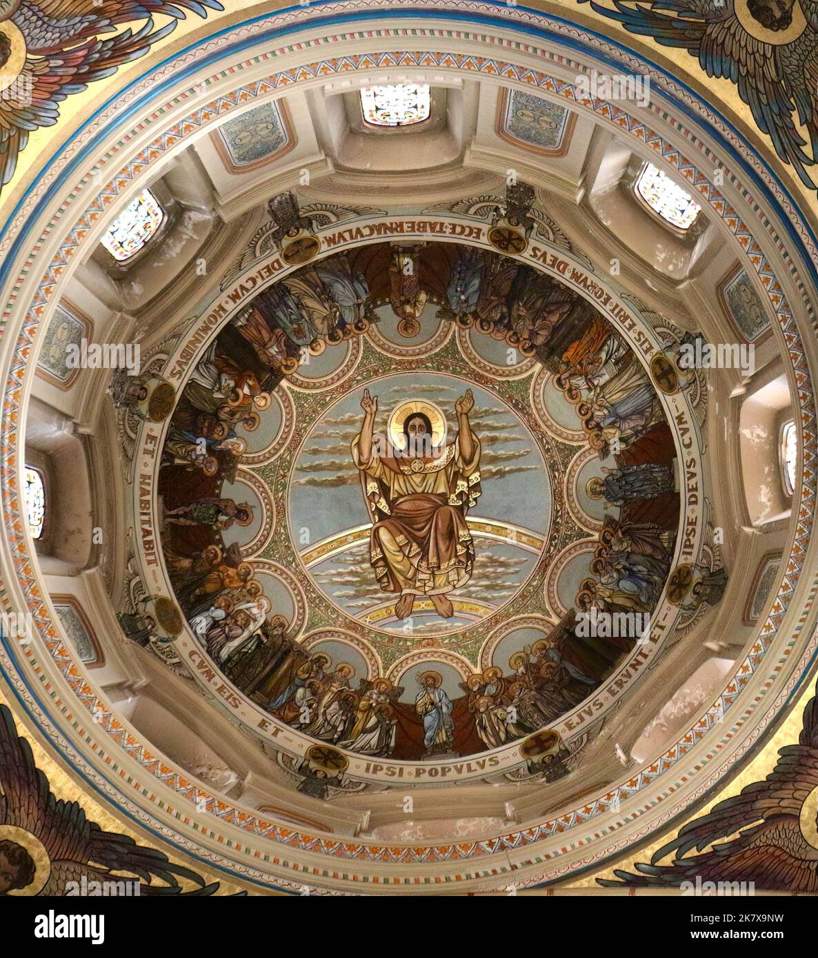 Interior ceiling Church of San Juan el Real where Spanish dictator ...