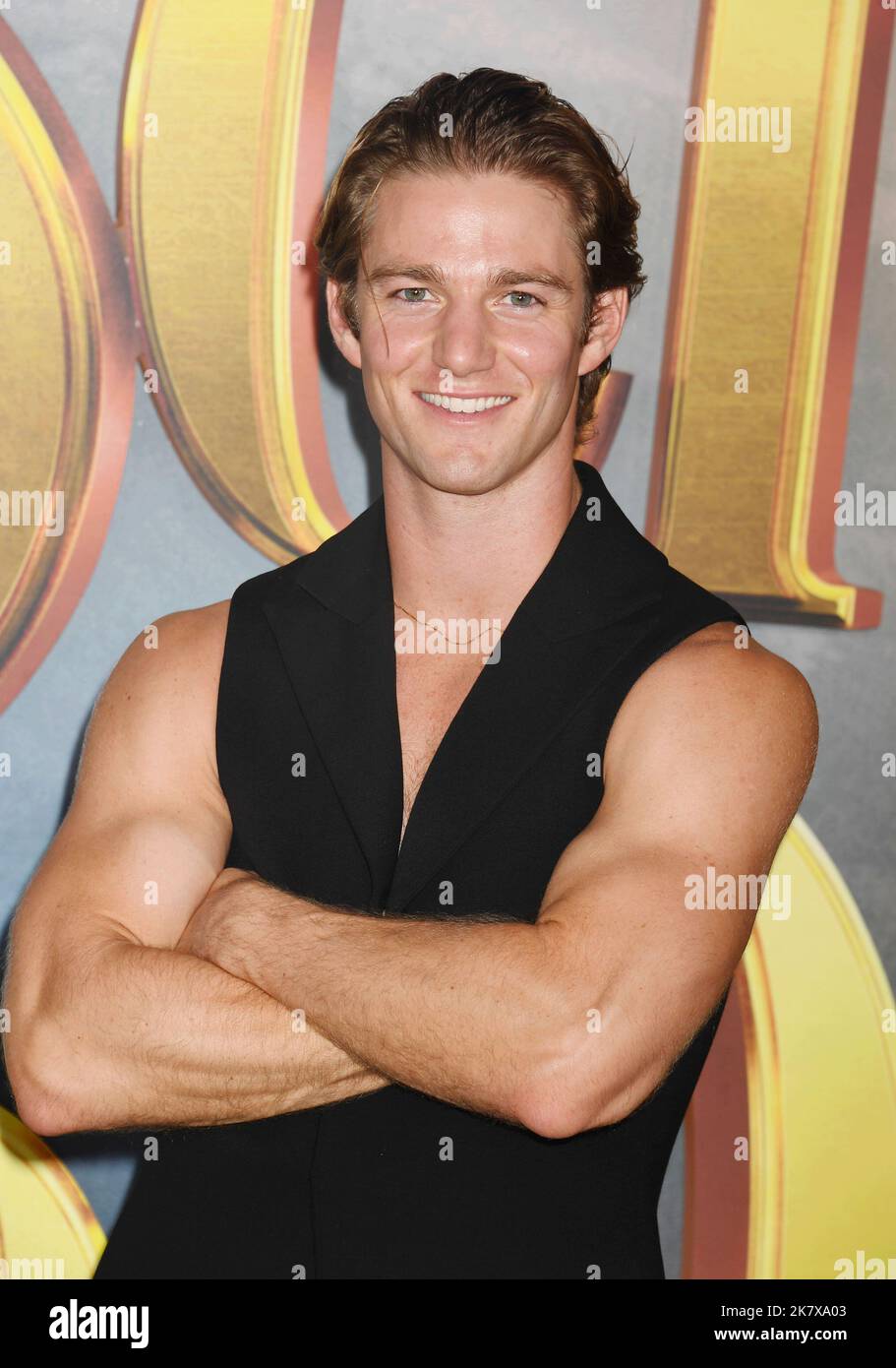 Los Angeles, Ca. 18th Oct, 2022. Nico Greetham attends the premiere of ...