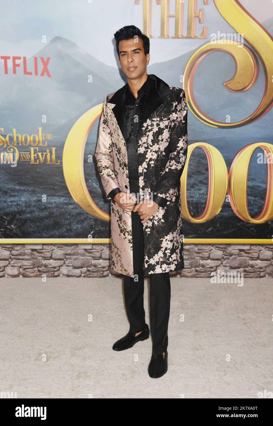 Los Angeles, Ca. 18th Oct, 2022. Soman Chainani attends the premiere of ...