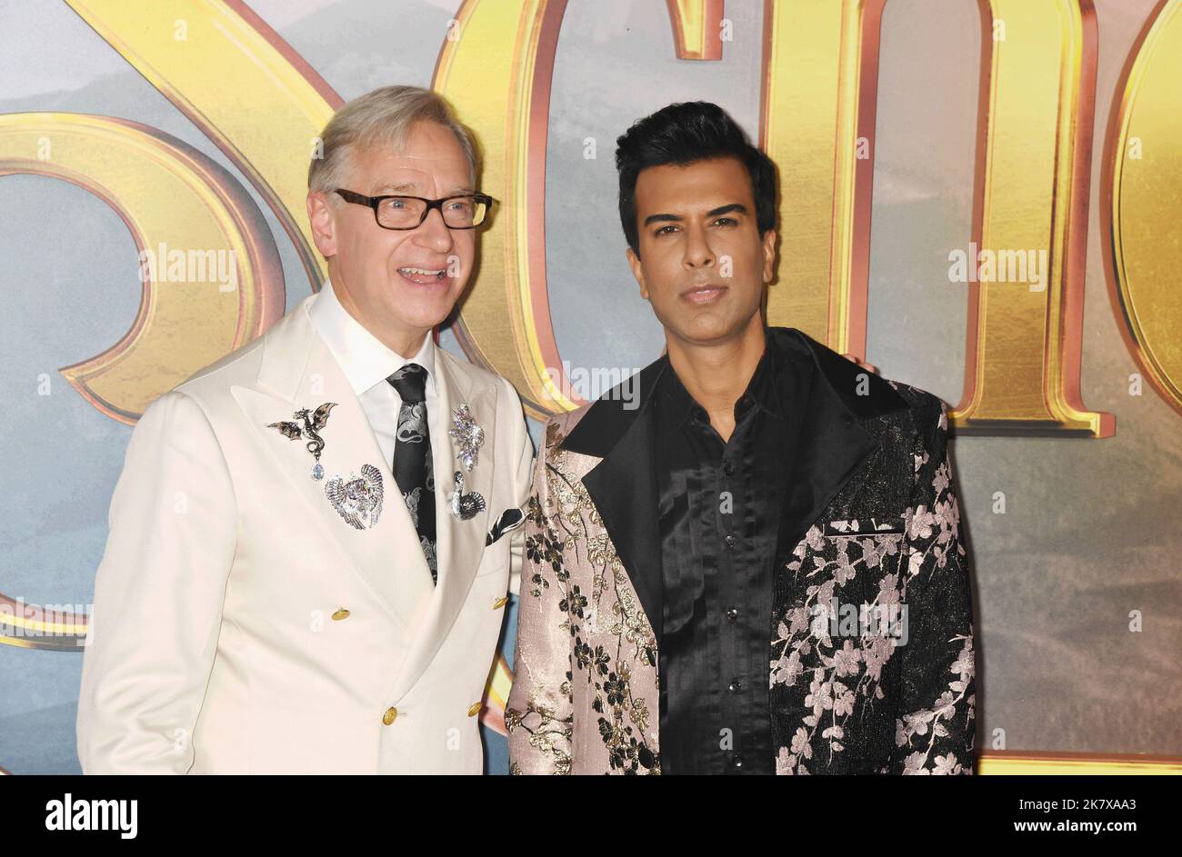 Los Angeles, Ca. 18th Oct, 2022. (L-R) Paul Feig and Soman Chainani ...