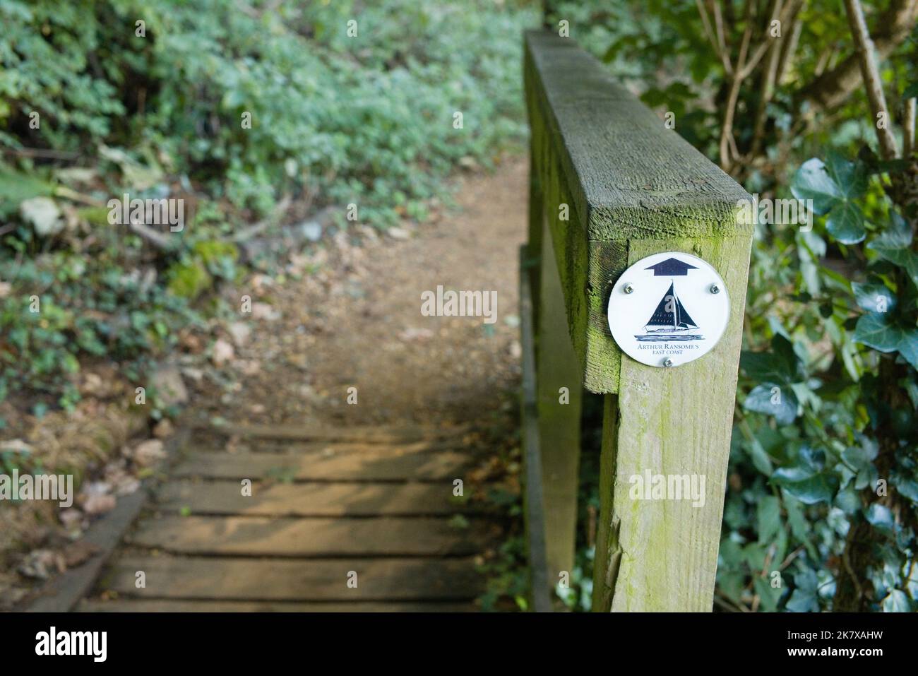 Hidden footpath marker hi-res stock photography and images - Alamy