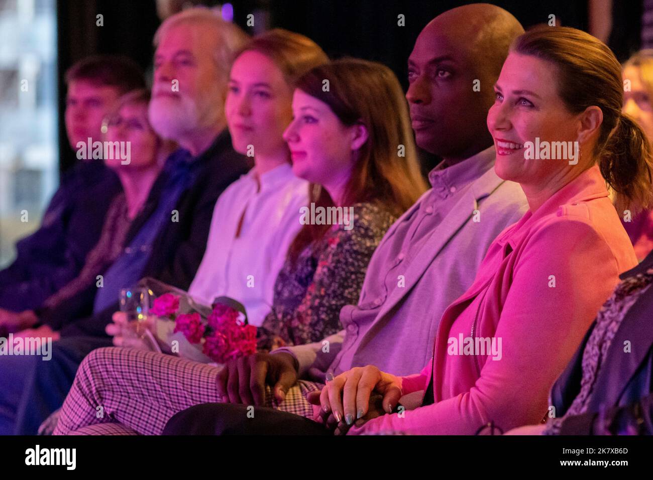 Ås 20221019.Durek Verrett and Märta Louise came to the opening of the ...