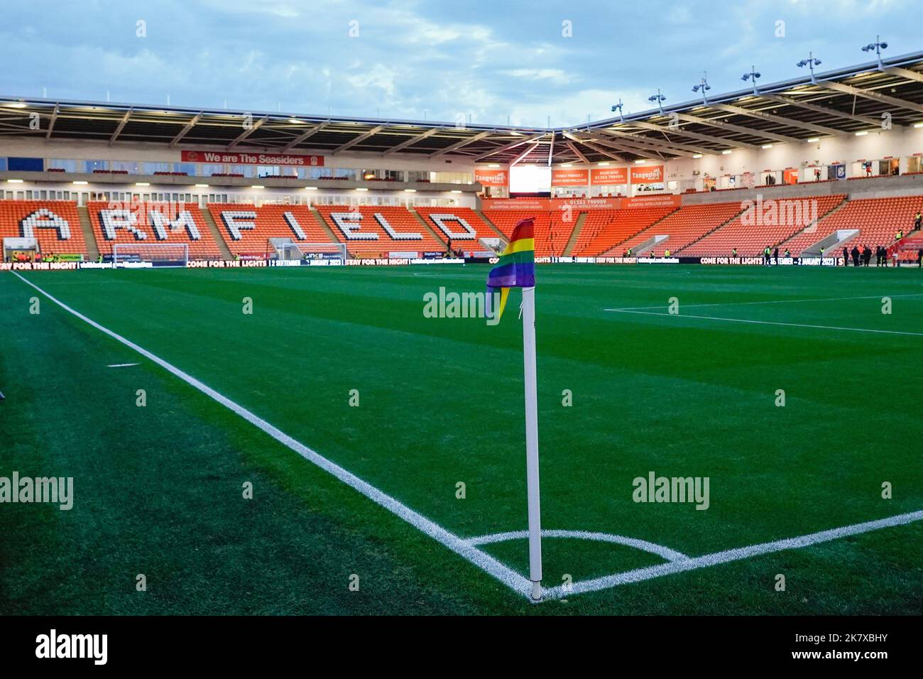 General view of the Bloomfield Road Stadium before the Sky Bet ...