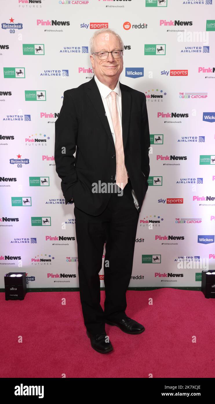 Chris Smith attending the PinkNews Awards at Church House Westminster ...