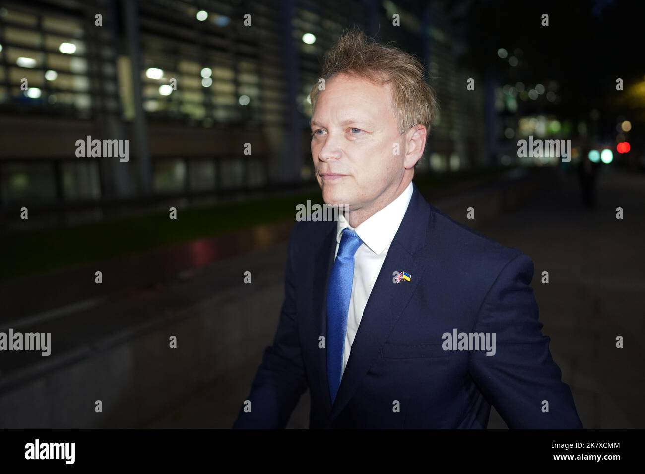 Grant Shapps arrives at the Home Office in London, after being ...