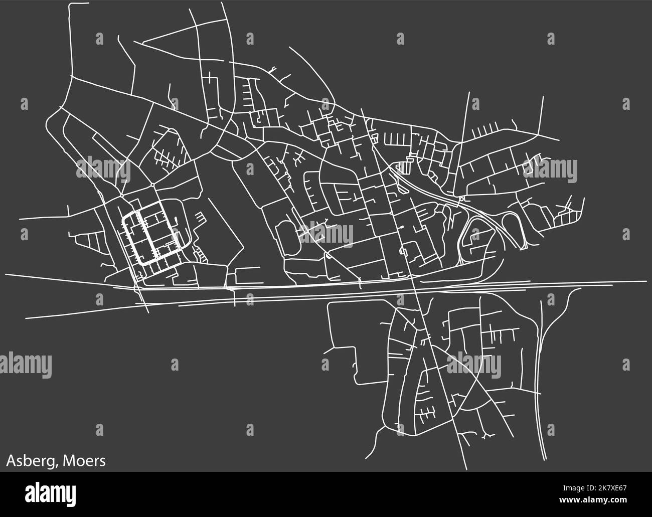 Moers map hi-res stock photography and images - Alamy