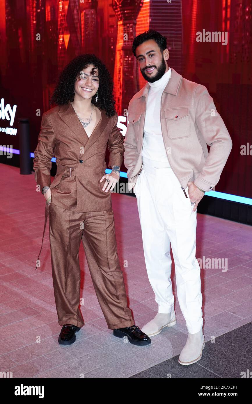 Jahz Armando and Fady Elsayed attending the Gangs of London series 2 ...