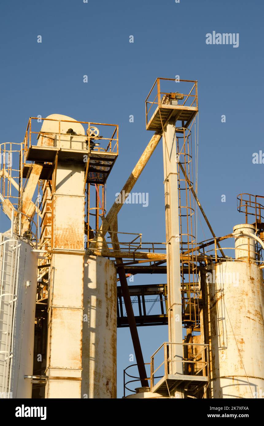 Gypsum, plaster and prefabricated plaster factory. Arinaga Industrial ...