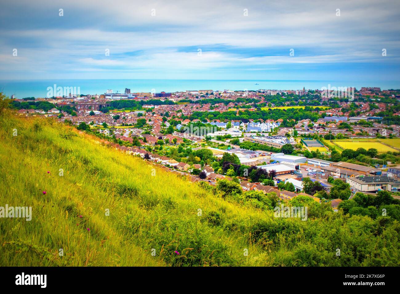 England kent folkestone downs hi-res stock photography and images - Alamy