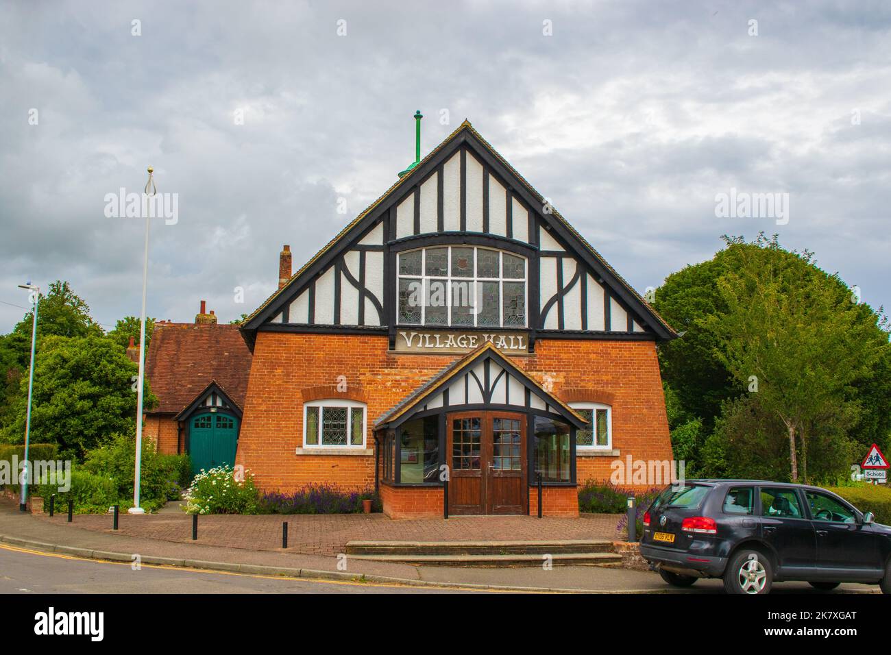 Saltwood Village Hall-wedding venue with structural wooden beams on the ...