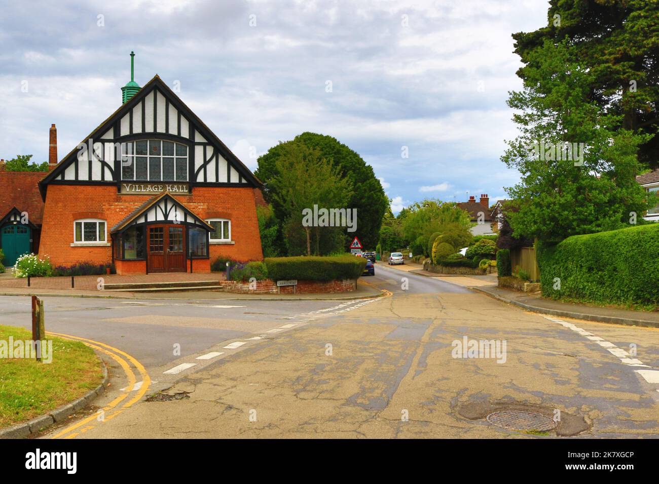 Saltwood Village Hall-wedding venue with structural wooden beams on the ...