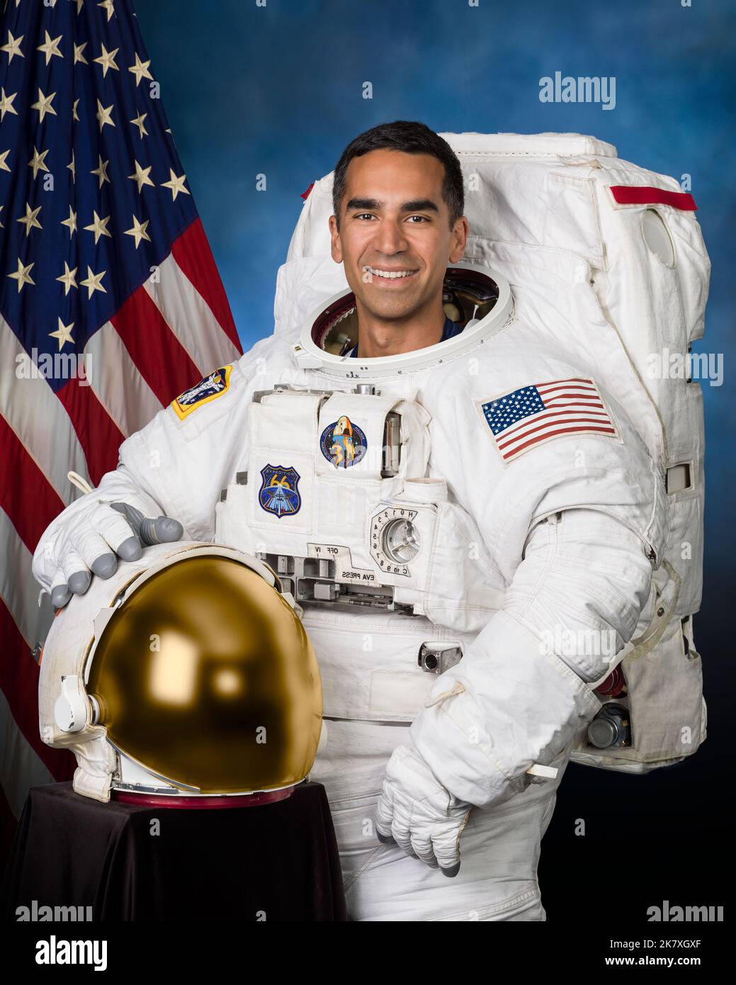Official Portrait of NASA astronaut Raja Chari in his Extravehicular ...