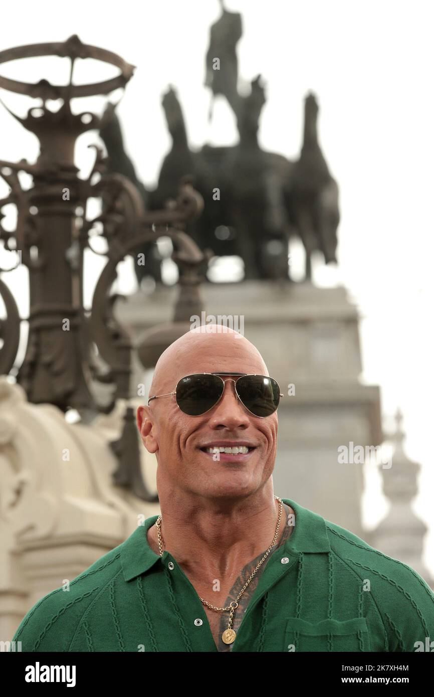 Madrid, Spanien. 19th Oct, 2022. Madrid Spain; 10.19.2022.- Dwayne ...