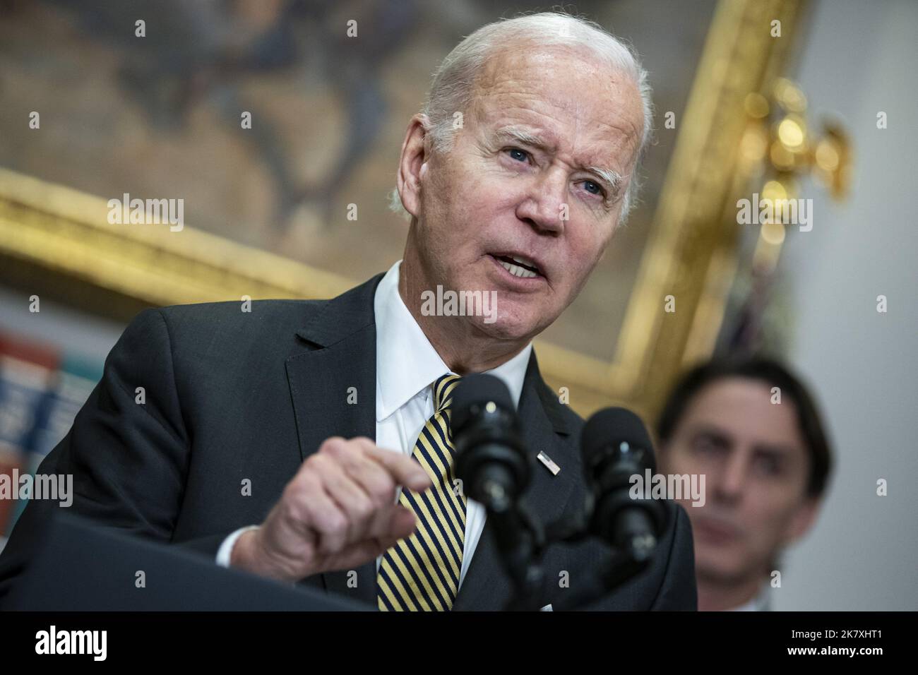 Washington, United States. 19th Oct, 2022. President Joe Biden speaks ...