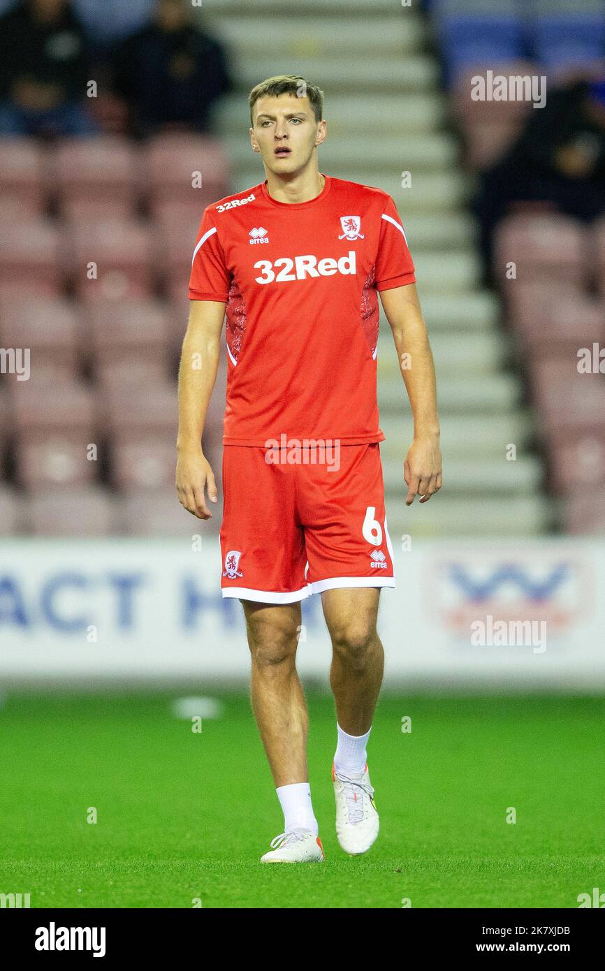 Dael Fry #6 of Middlesbrough during the Sky Bet Championship match ...
