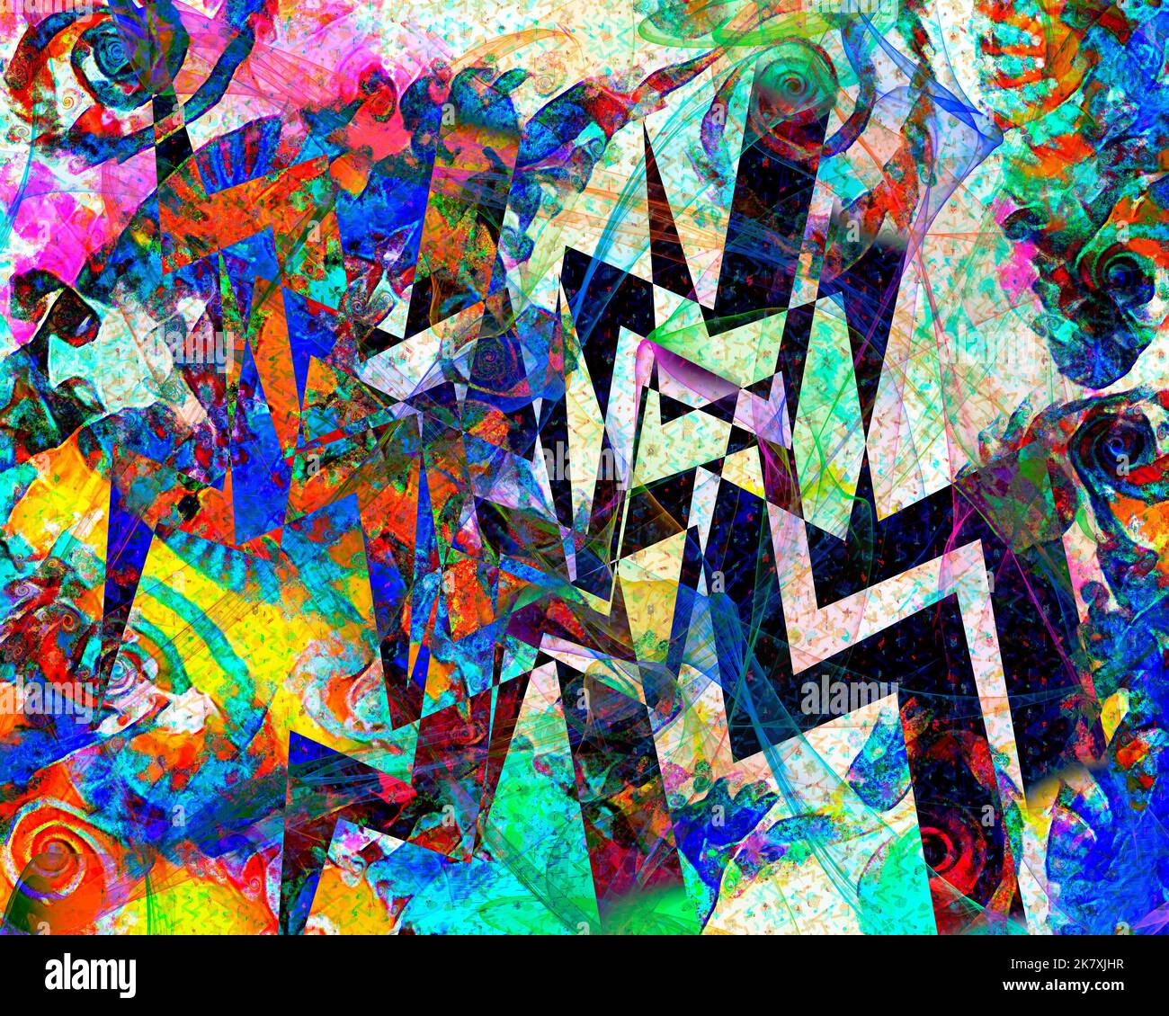 CONTEMPORARY ART: Heavenly Mess Stock Photo - Alamy